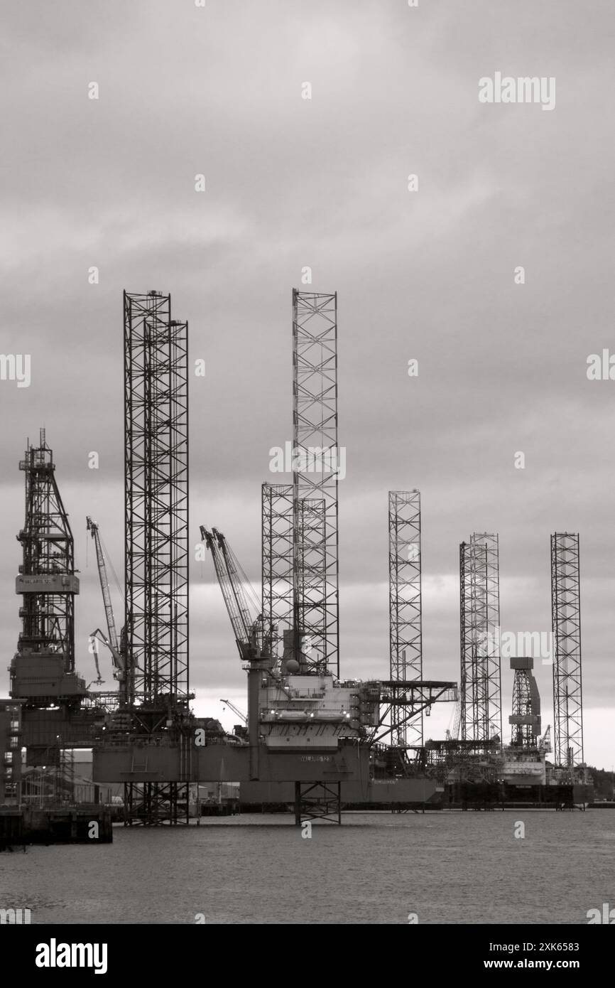 Dundee, Scotland – March 24 2024:The docks at Price Charles Wharf in ...