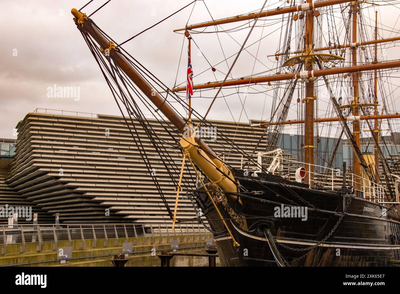 Dundee, Scotland – March 24 2024: The Royal research ship Discovery as ...
