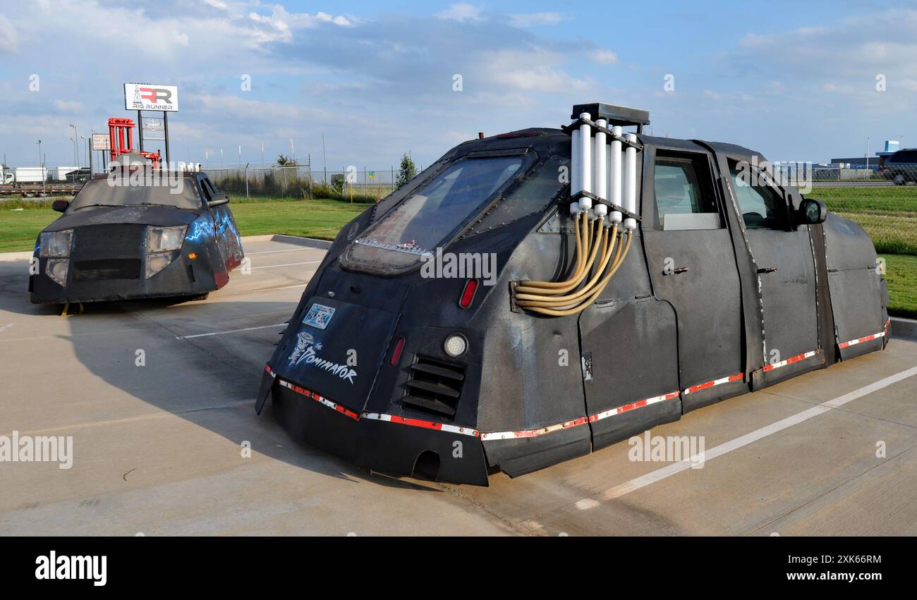 The Dominator and Dominator 2 (left), modified and fortified vehicles ...