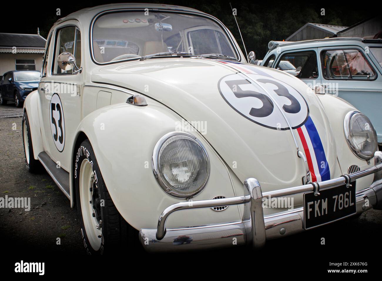 Old vw beetle herbie hi-res stock photography and images - Alamy