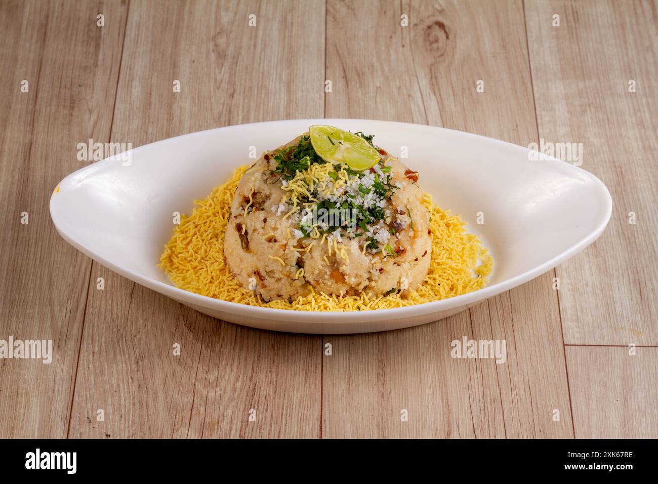 Upma made of samolina or rava upma, most famous south indian breakfast ...