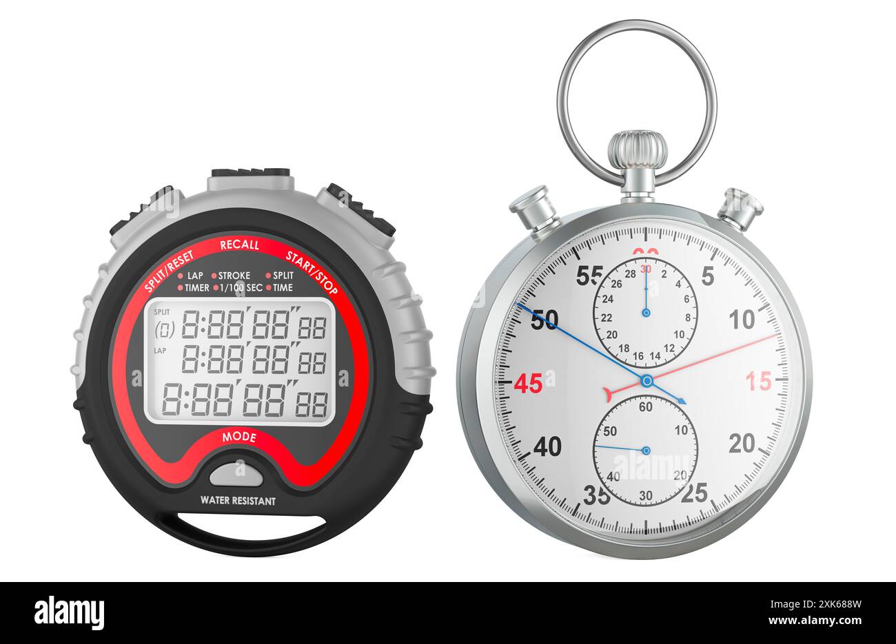 Stopwatch and Digital Sports Stopwatch, professional timer stopwatch ...