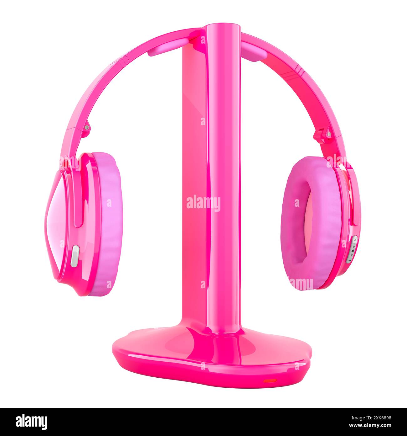 Pink Wireless Headphone with transmitter. Wireless Stereo Headphone ...