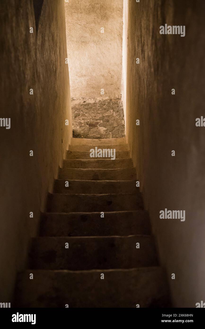 Narrow stone stairs in hi-res stock photography and images - Alamy