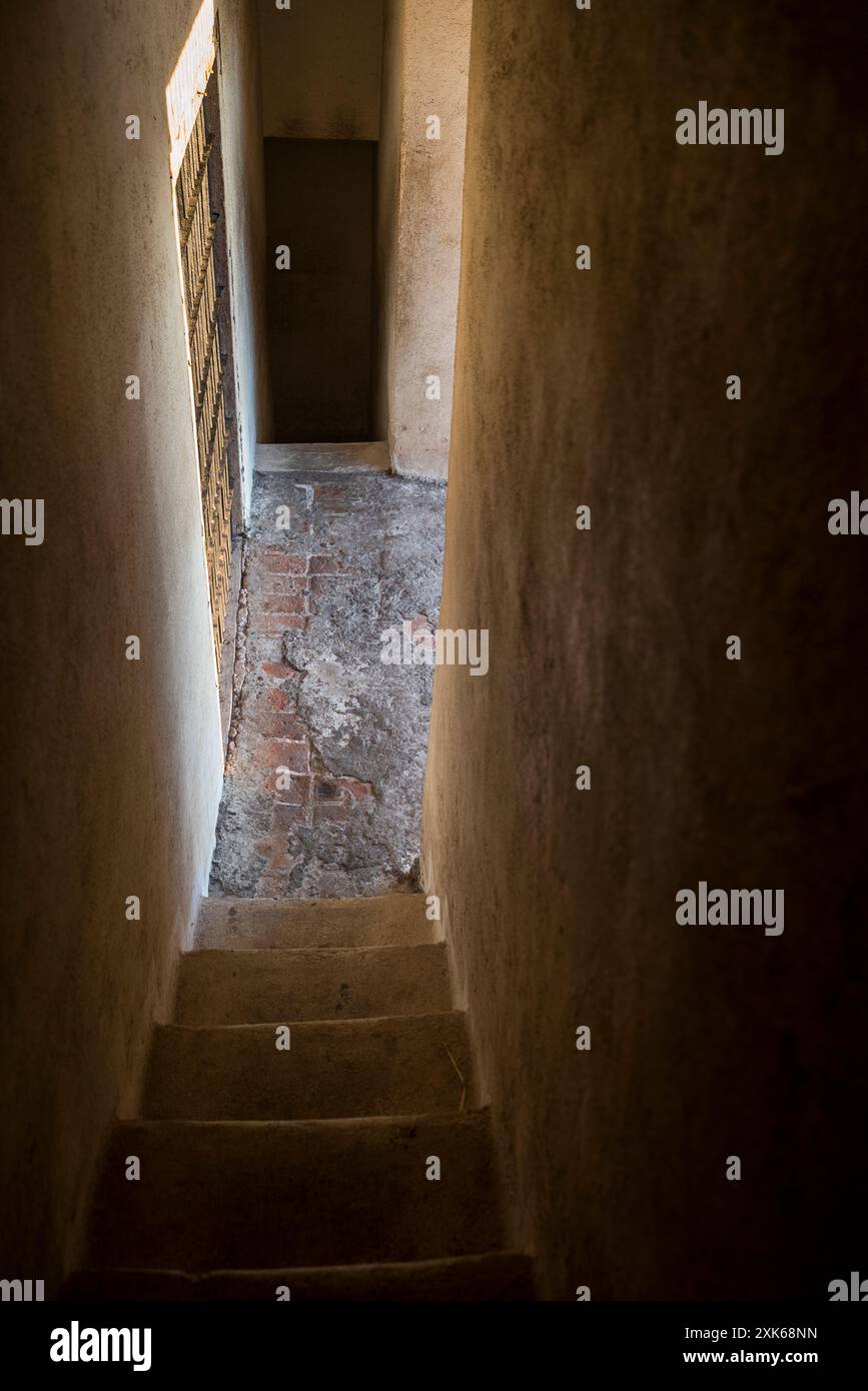 Narrow stone stairs in hi-res stock photography and images - Alamy