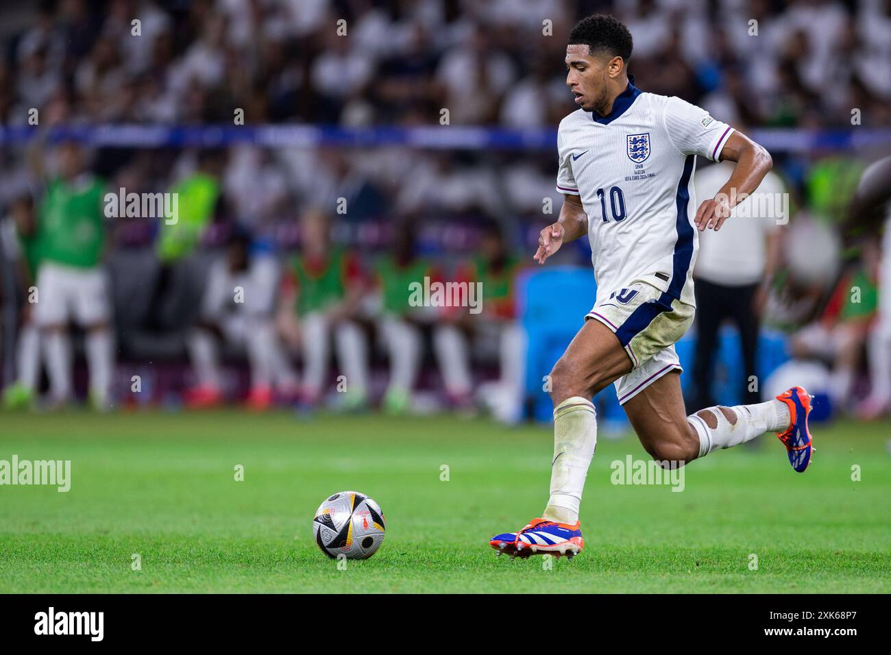 Jude Bellingham of England seen in action during the UEFA EURO 2024 ...
