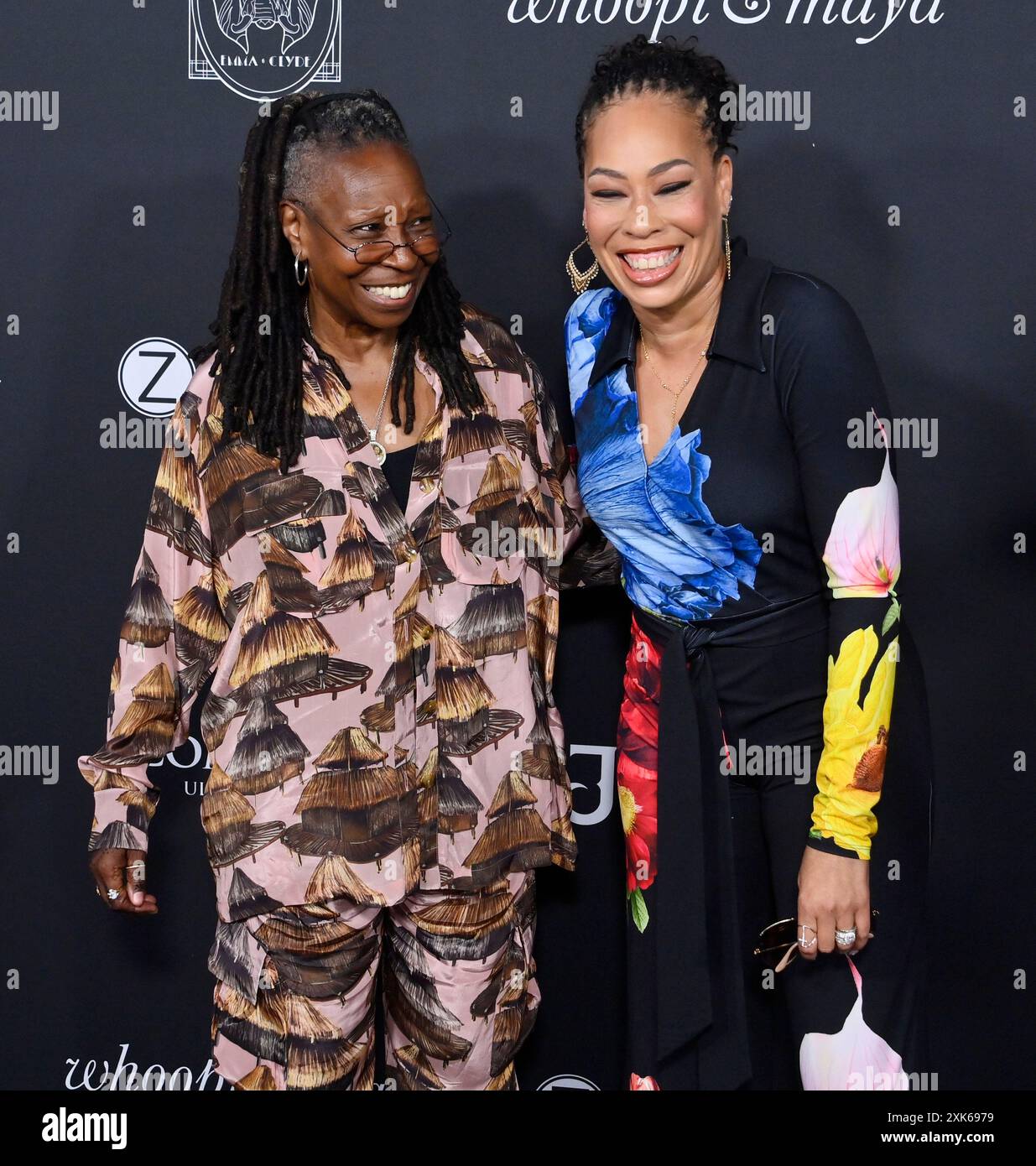 Venice Beach, United States. 20th July, 2024. Whoopi Goldberg (L) and ...