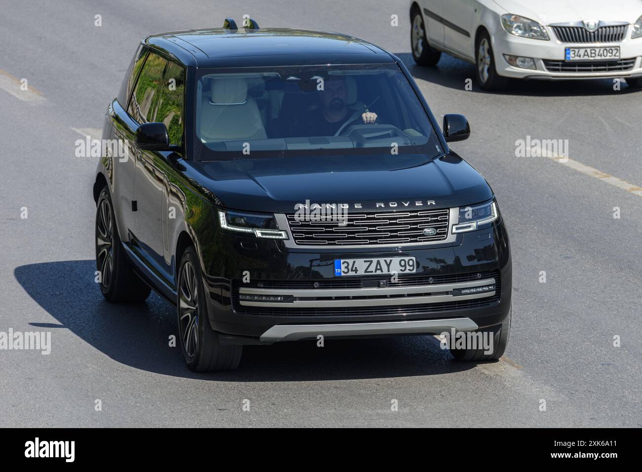 ISTANBUL, TURKEY - JULY 7, 2024: Range Rover Evoque is a subcompact ...