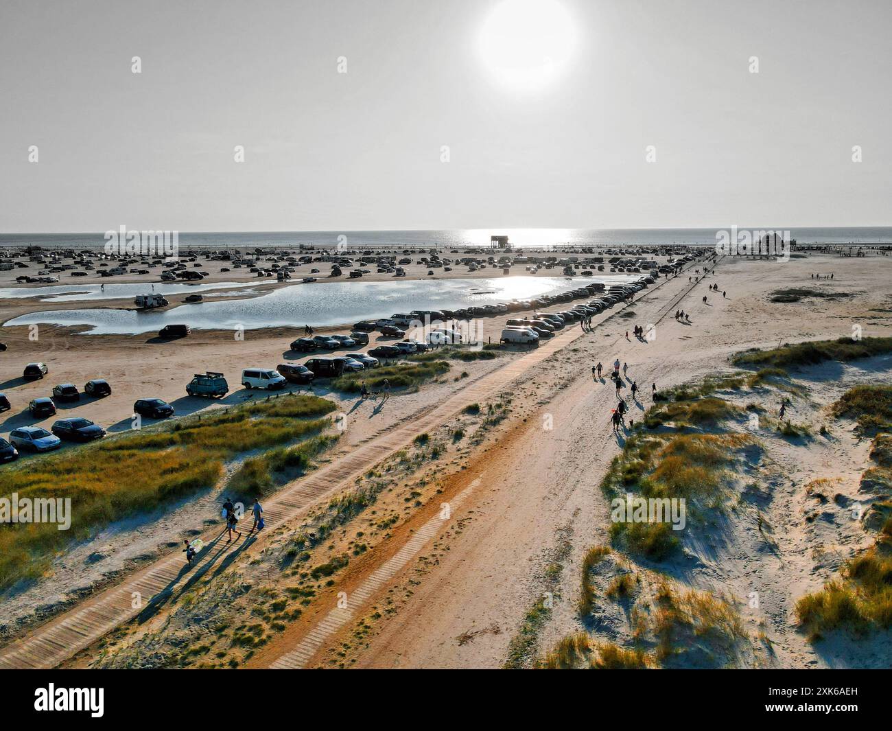 St. Peter-Ording Strand, Nordsee, Deutschland Stock Photo - Alamy