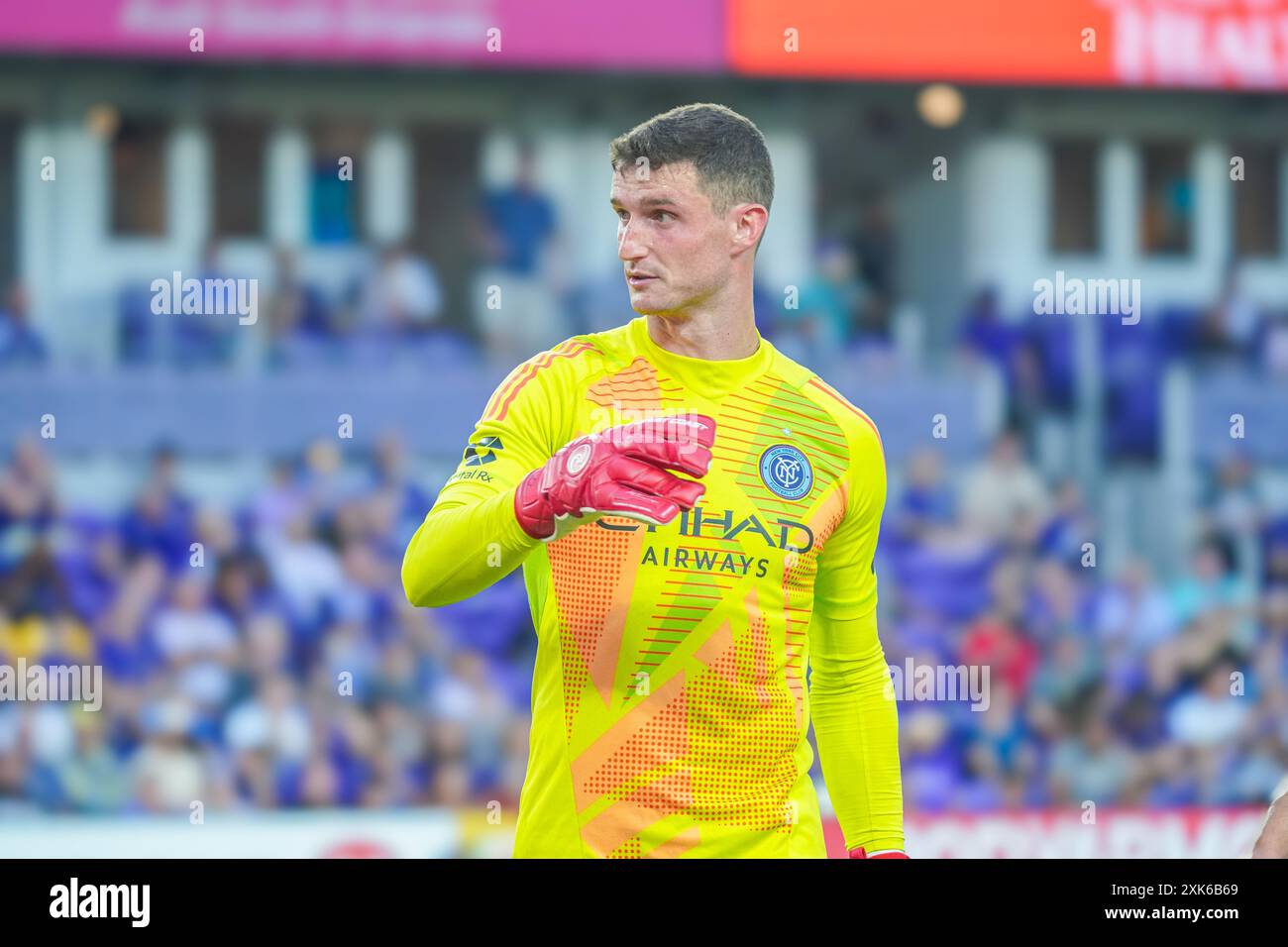 Orlando, Florida, USA, July 20, 2024, Orlando City SC goalkeeper Matt ...