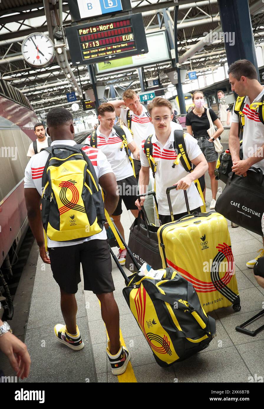 Brussels, Belgium. 21st July, 2024. athlete Glen Cuyle pictured during ...