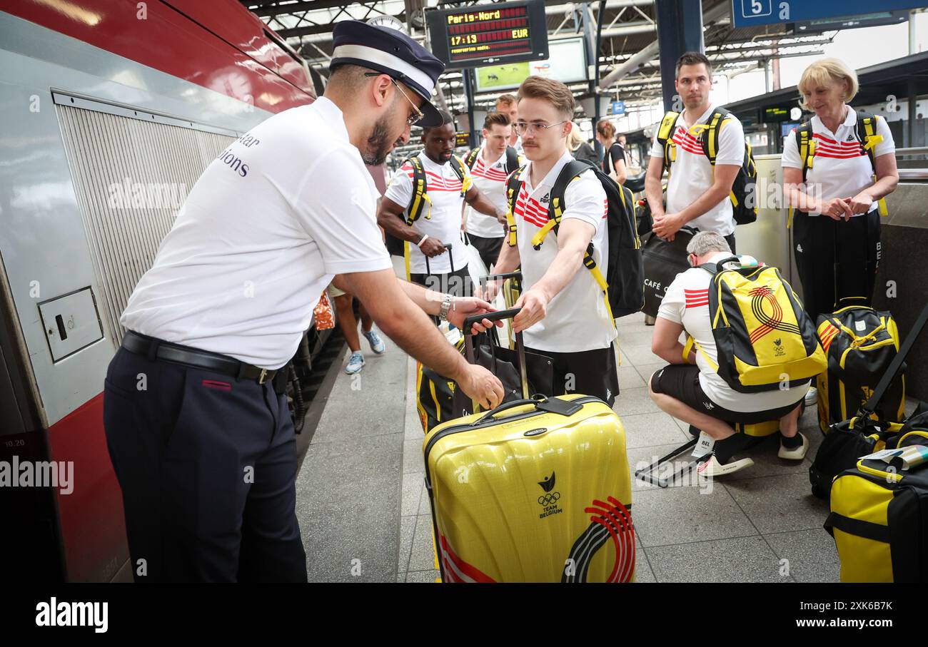 Brussels, Belgium. 21st July, 2024. athlete Glen Cuyle pictured during ...