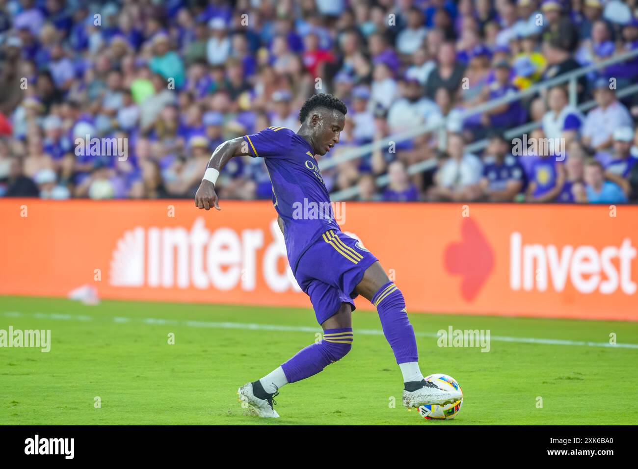Orlando, Florida, USA, July 20, 2024, Orlando City SC's Ivan Angulo #77 ...