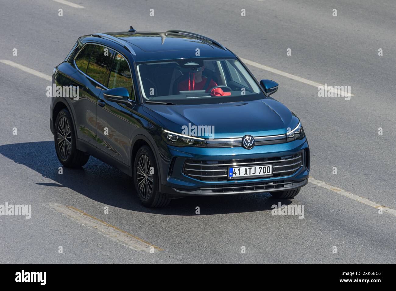 ISTANBUL- TURKEY - JULY 7, 2024: Volkswagen T-Roc is a subcompact ...