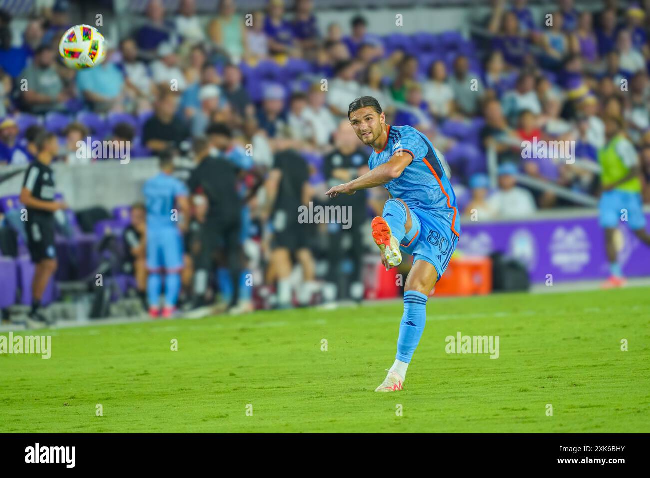 Orlando, Florida, USA, July 20, 2024, New York City FC defender Justin ...