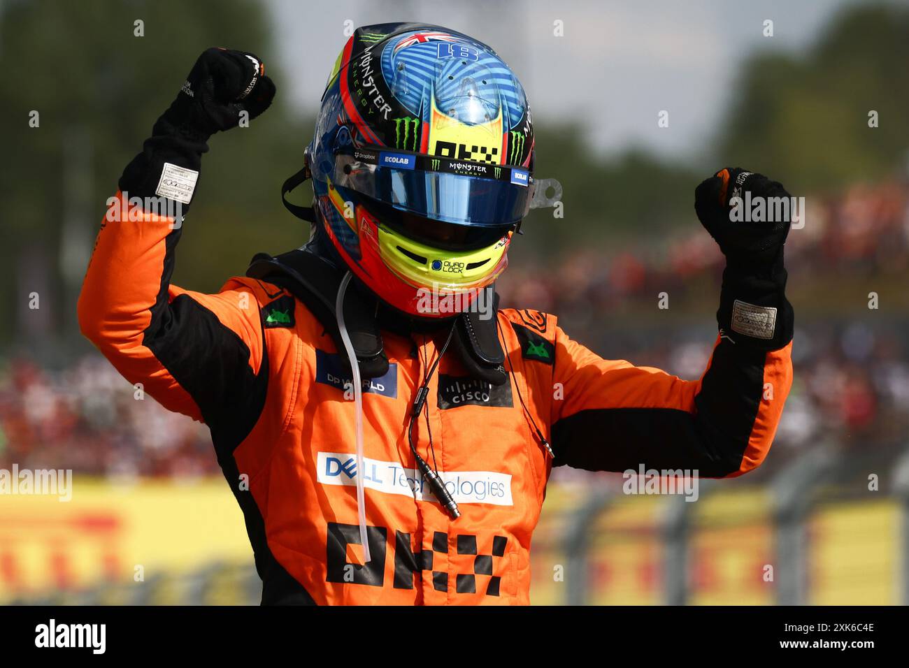 Budapest, Hungary. 21st July, 2024. Oscar Piastri of McLaren wins the ...