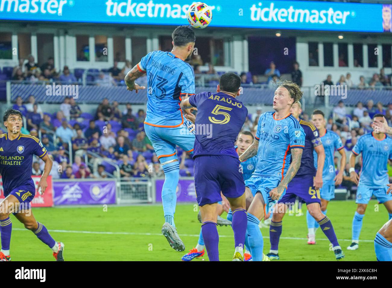Orlando, Florida, USA, July 20, 2024, New York City FC defender Thiago ...