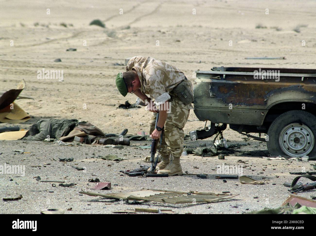 Gulf war british army 1991 hi-res stock photography and images - Alamy