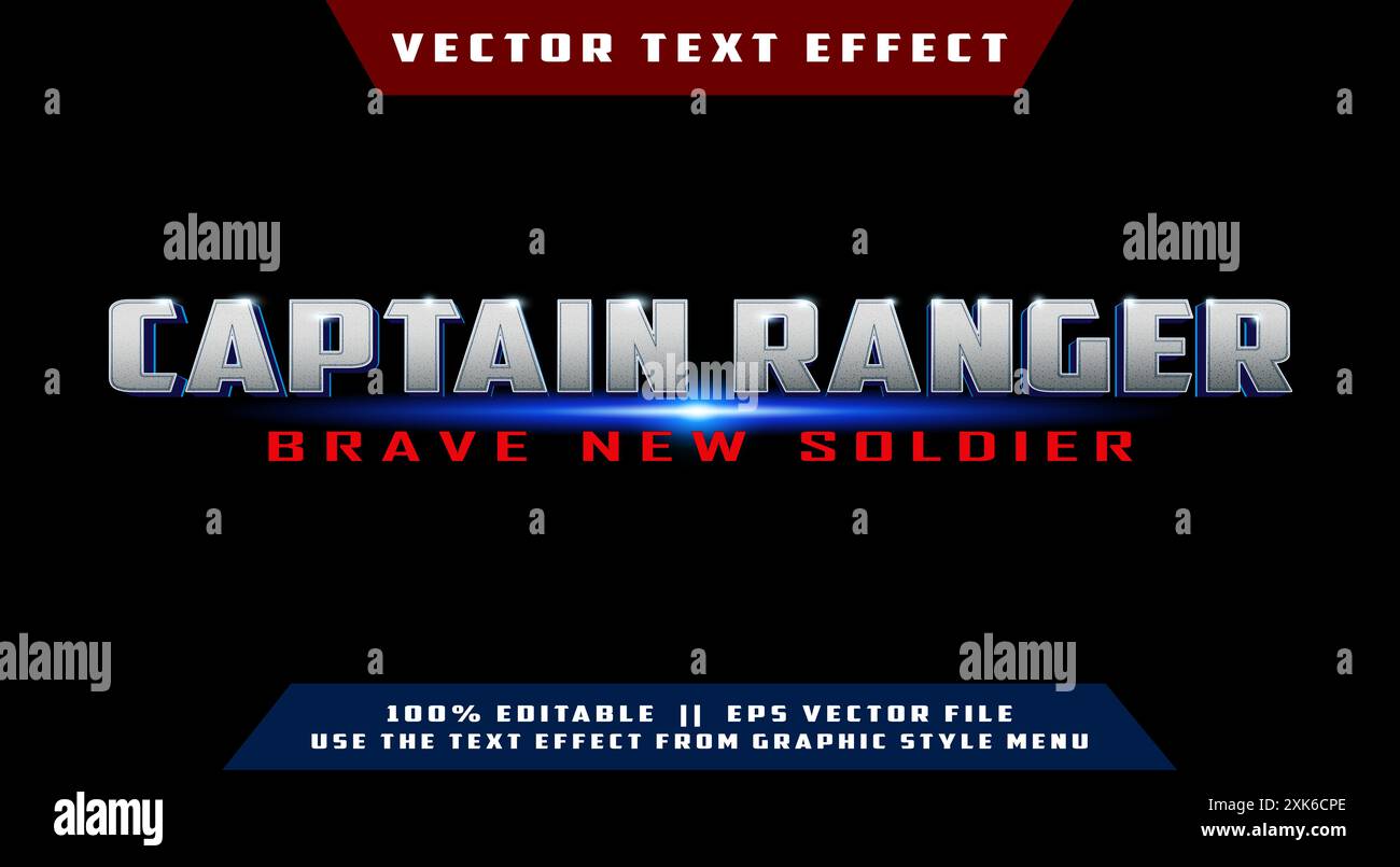 Captain text effect hi-res stock photography and images - Alamy