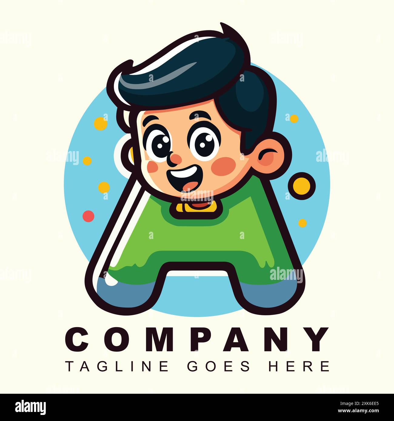 Cartoon inspired brand emblem hi-res stock photography and images - Alamy