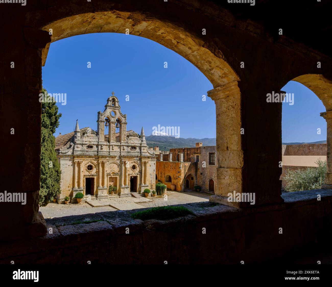 Arkadi Monastery, Crete Stock Photo - Alamy