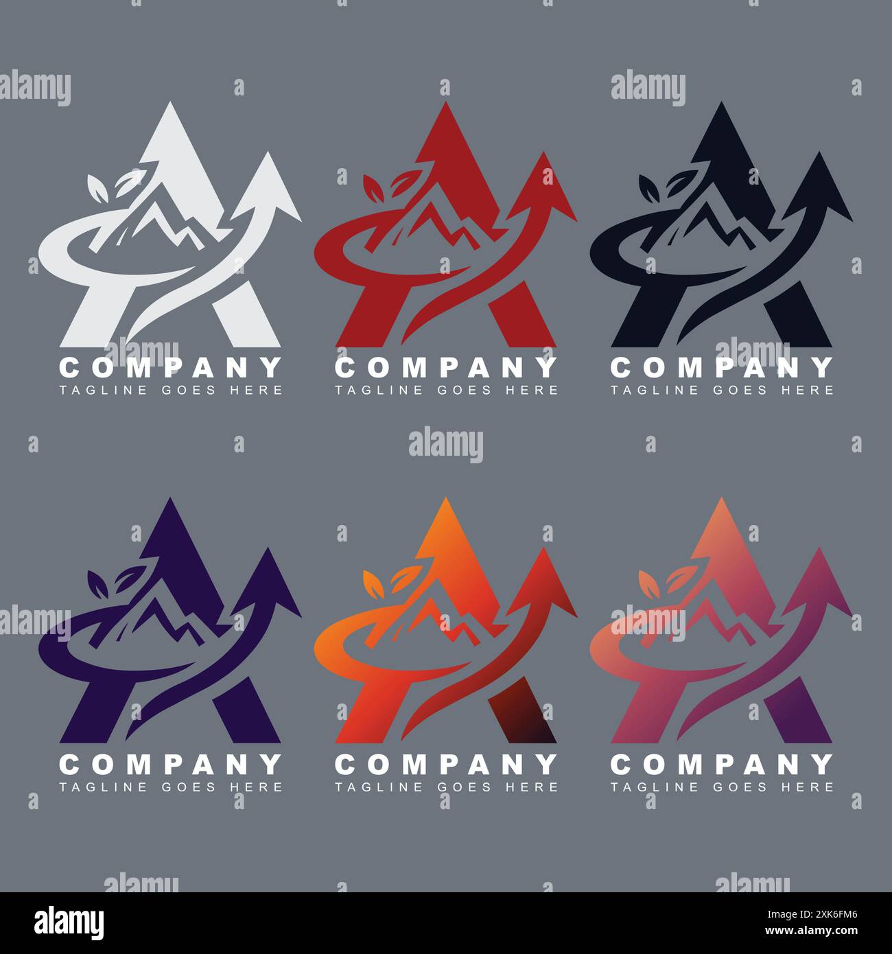 Directional movement logo hi-res stock photography and images - Alamy