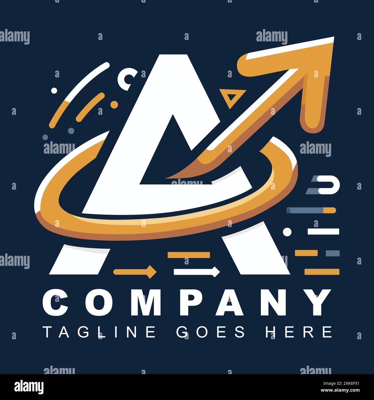 Directional movement logo hi-res stock photography and images - Alamy