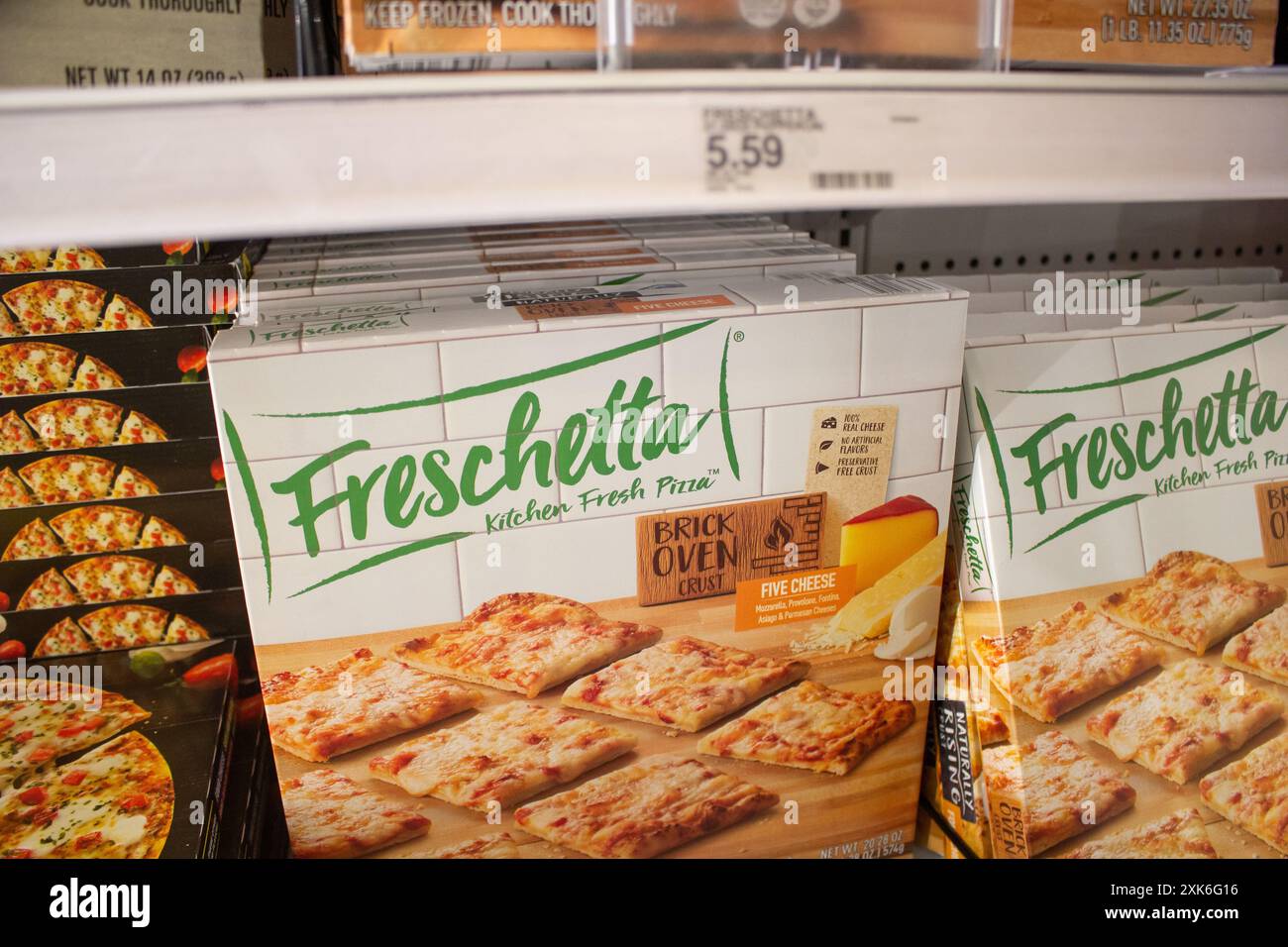 Los Angeles, California, United States - 03-18-2021: A view of several ...