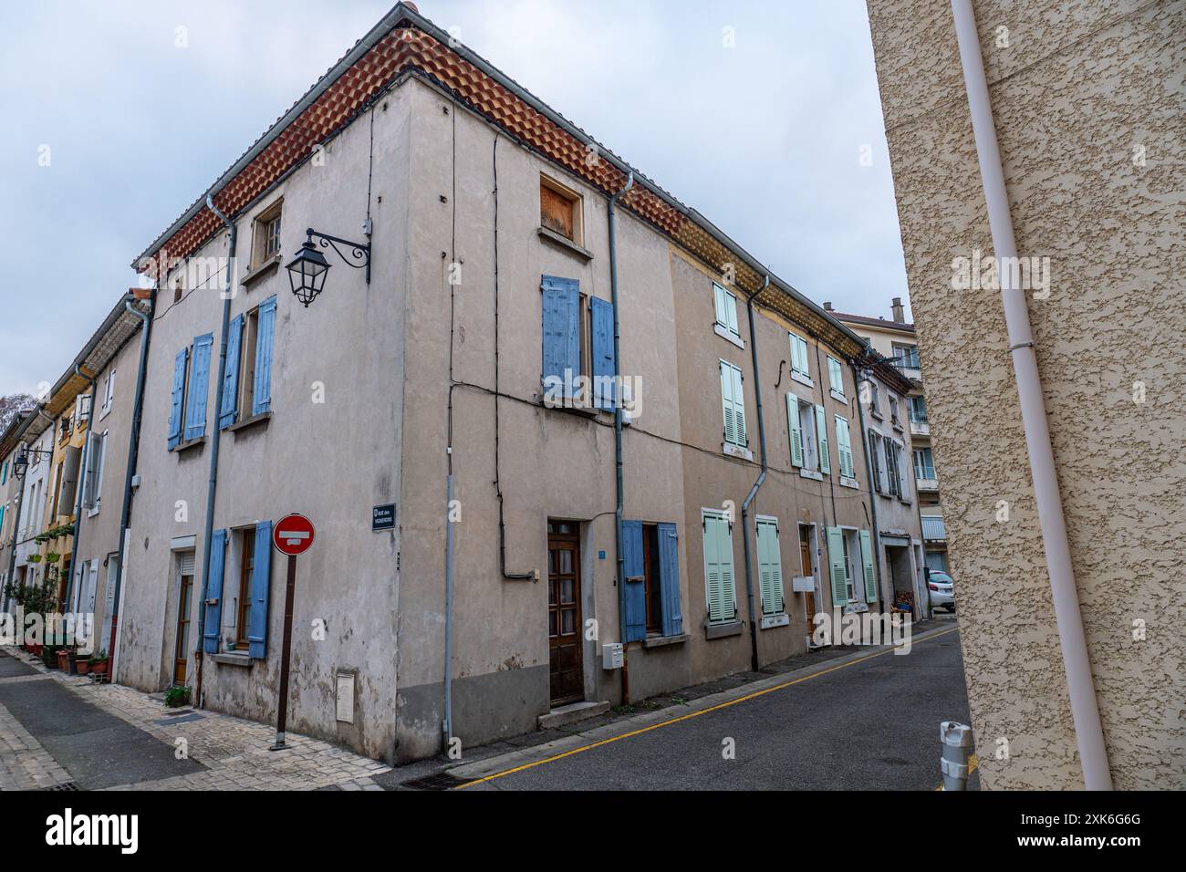 Typical French Village House in Tain Stock Photo - Alamy