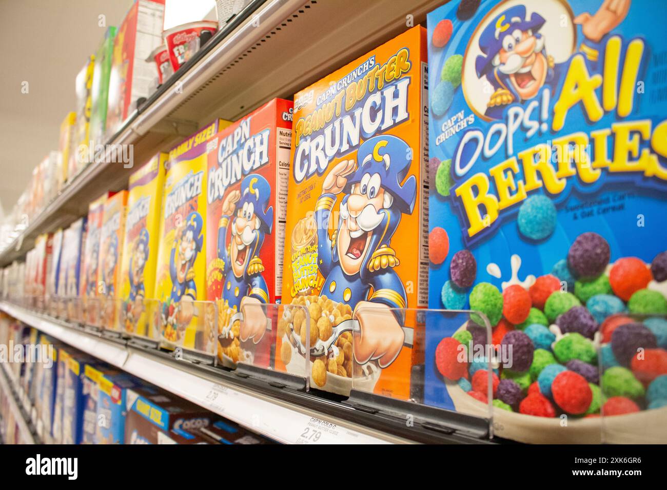 Los Angeles, California, United States - 03-18-2021: A view of several ...