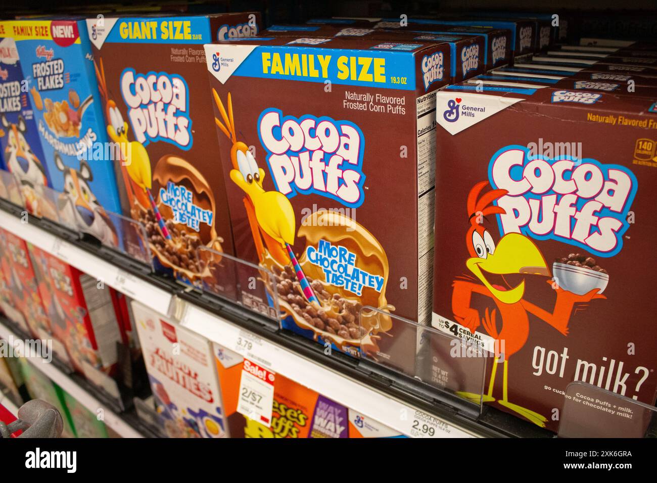 Los Angeles, California, United States - 02-01-2023: A view of several ...