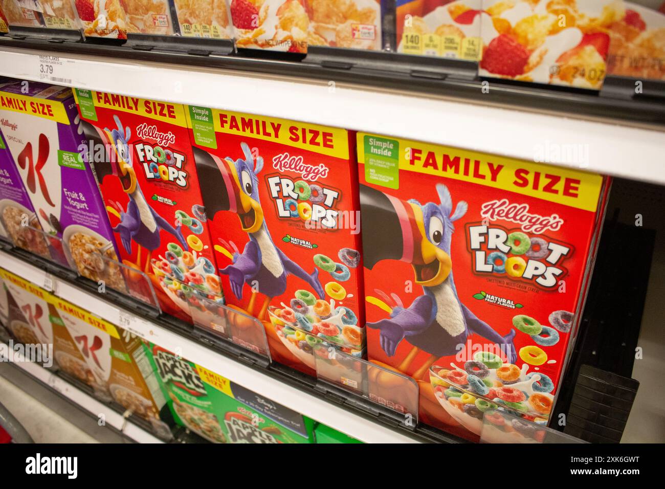 Los Angeles, California, United States - 03-18-2021: A view of several ...