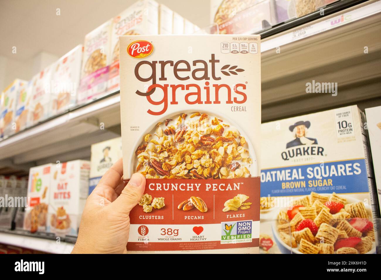 Los Angeles, California, United States - 03-18-2021: A view of a hand ...