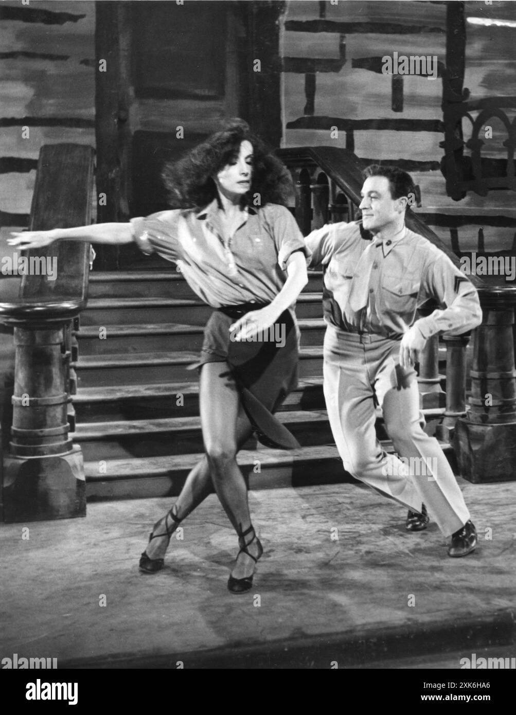 GENE KELLY and TAMARA TOUMANOVA in a scene from INVITATION TO THE DANCE ...