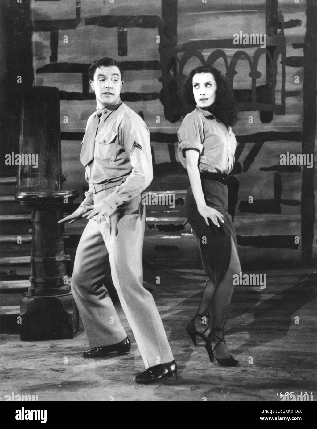 GENE KELLY and TAMARA TOUMANOVA in a scene from INVITATION TO THE DANCE ...