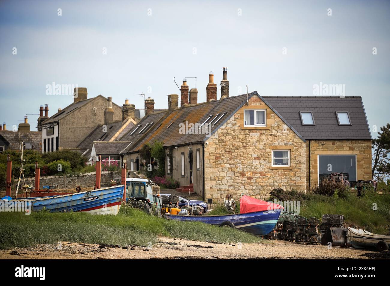 Rural living by the North Sea in Northeast England Stock Photo - Alamy
