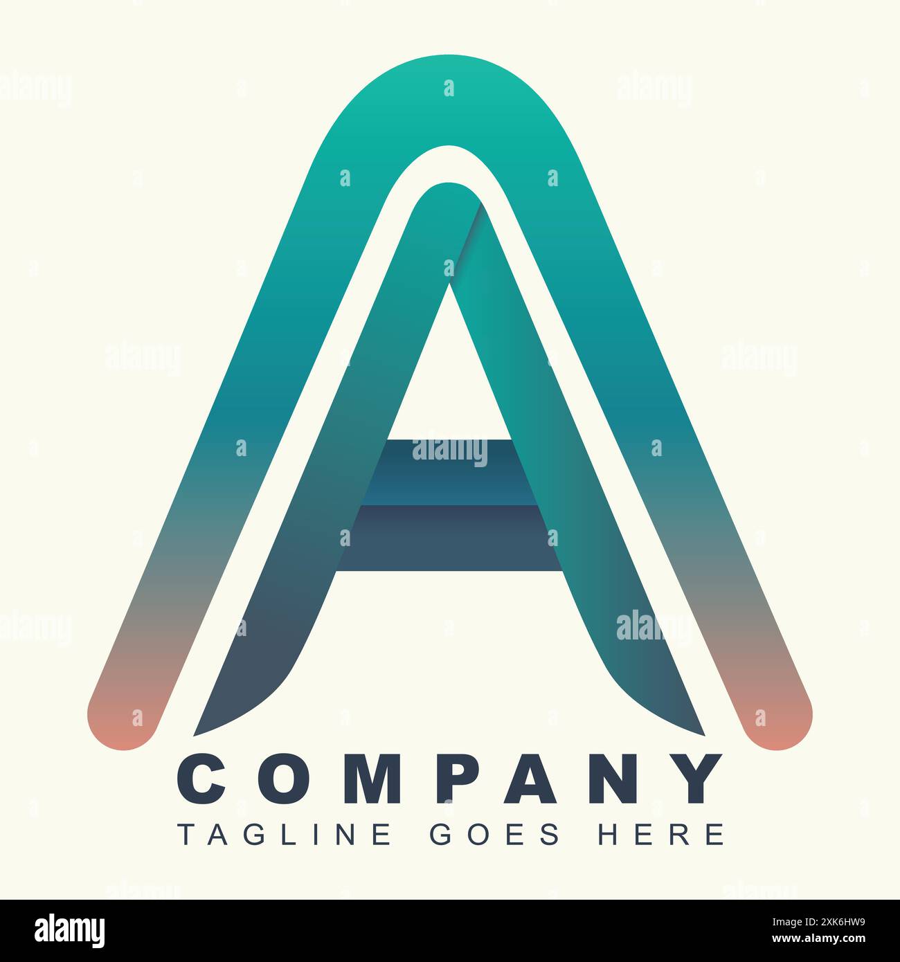 Clean and sleek letter a design hi-res stock photography and images - Alamy