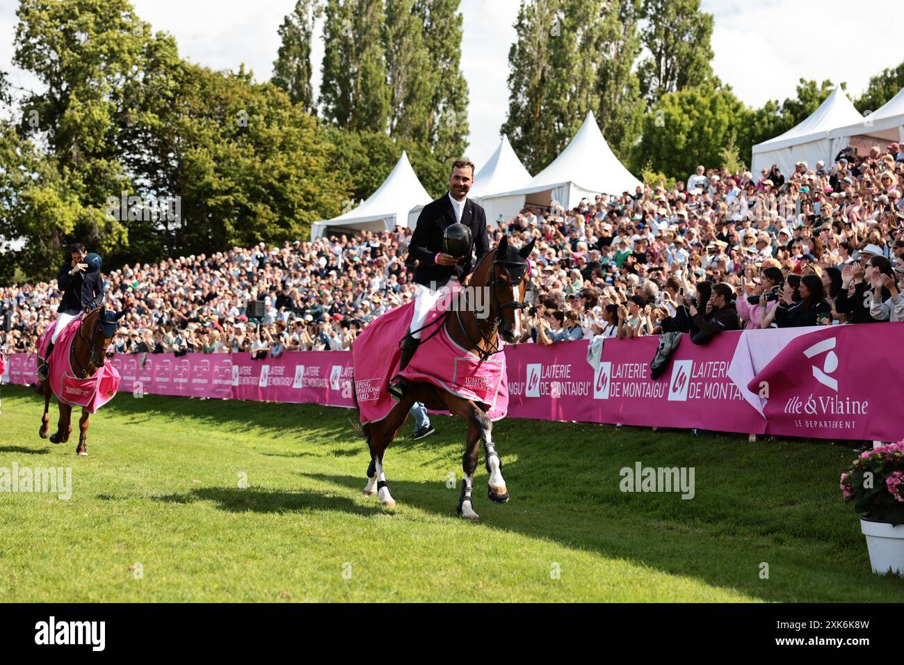 Nicolas Delmotte of France during the price giving ceremony of the ...