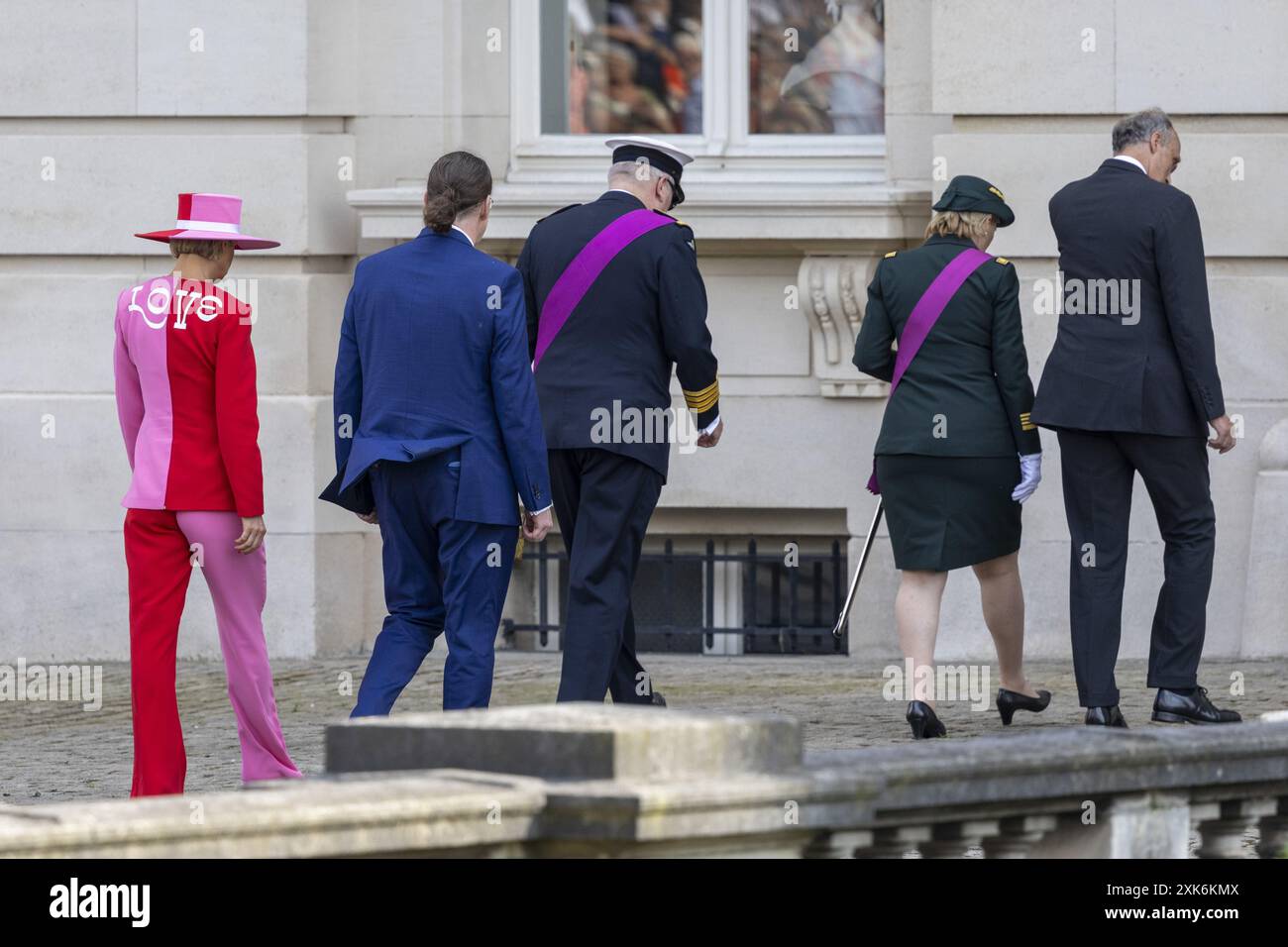 Brussels, Belgium. 21st July, 2024. Princess Delphine, Delphine Boel's ...