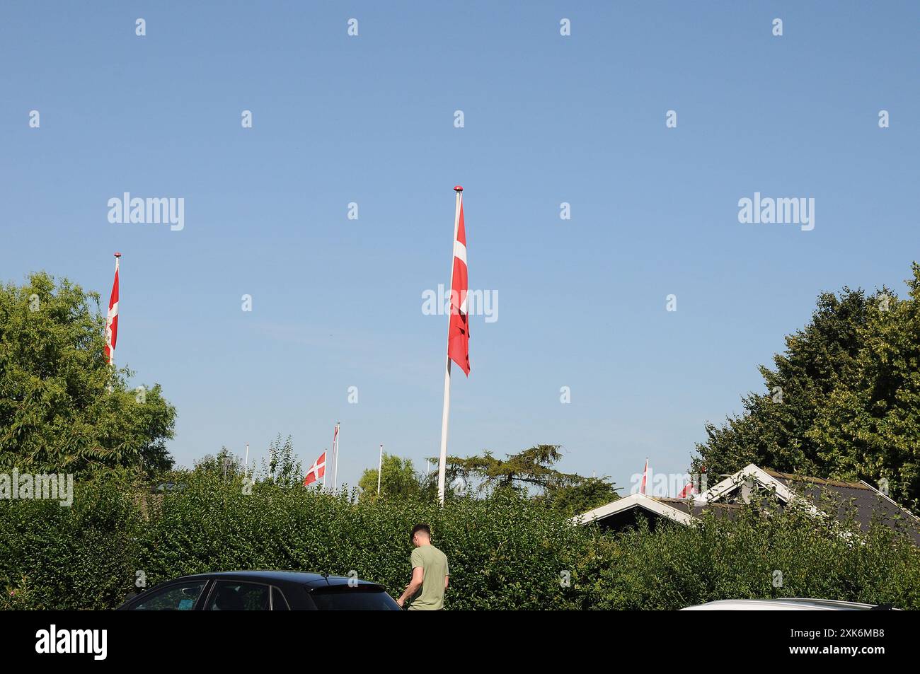 Kastrup/Copenhagen/ Denmark/21 July 2024/Danes enjoy summers and thier ...