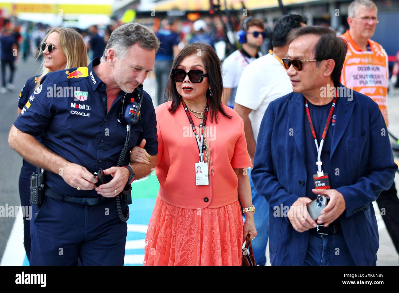 Budapest, Hungary. 21st July, 2024. Christian Horner (GBR) Red Bull ...