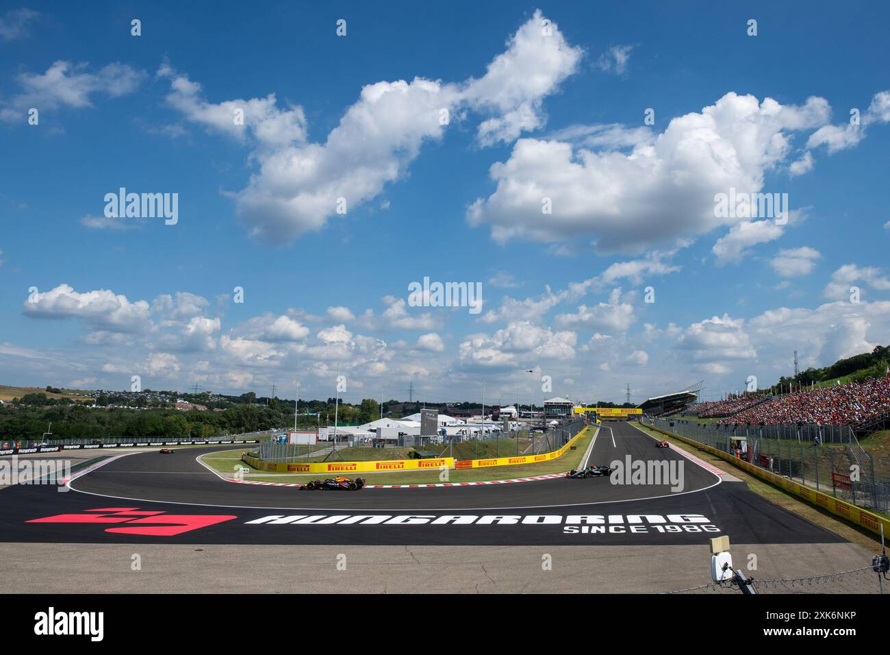 Symbolbild / Themenfoto Hungaroring - Since 1986 Branding in Kurve 1 ...