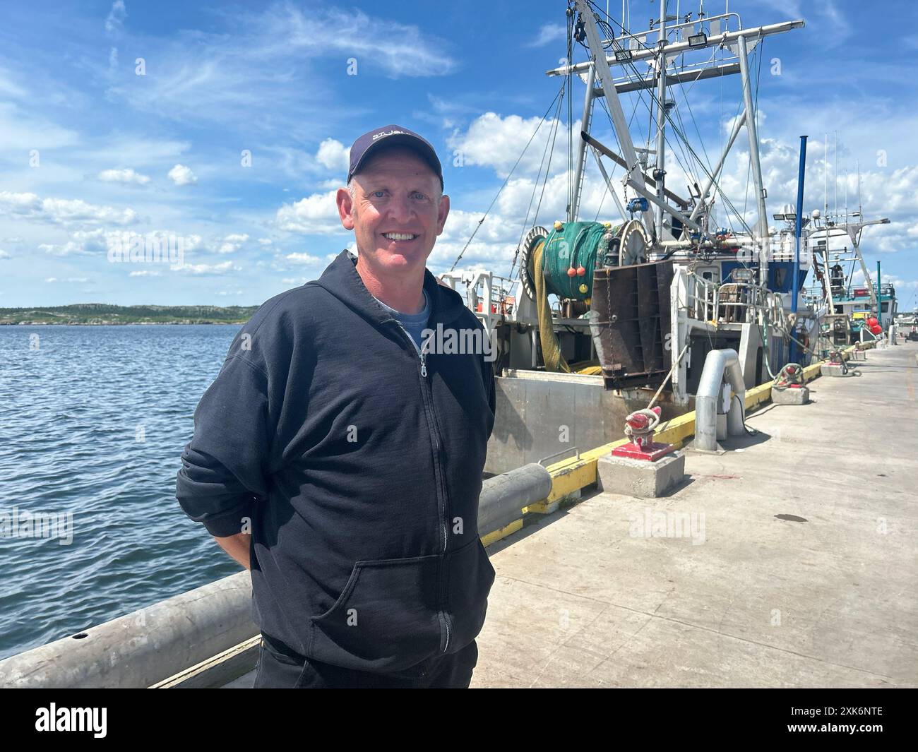New Wes Valley, Canada. 21st July, 2024. Peter Barfoot, shown by the ...