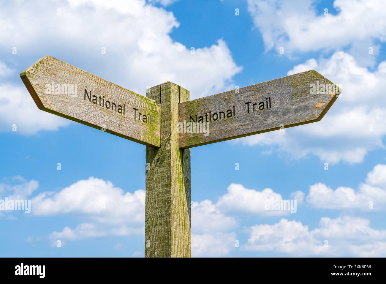 Walking path marker hi-res stock photography and images - Alamy