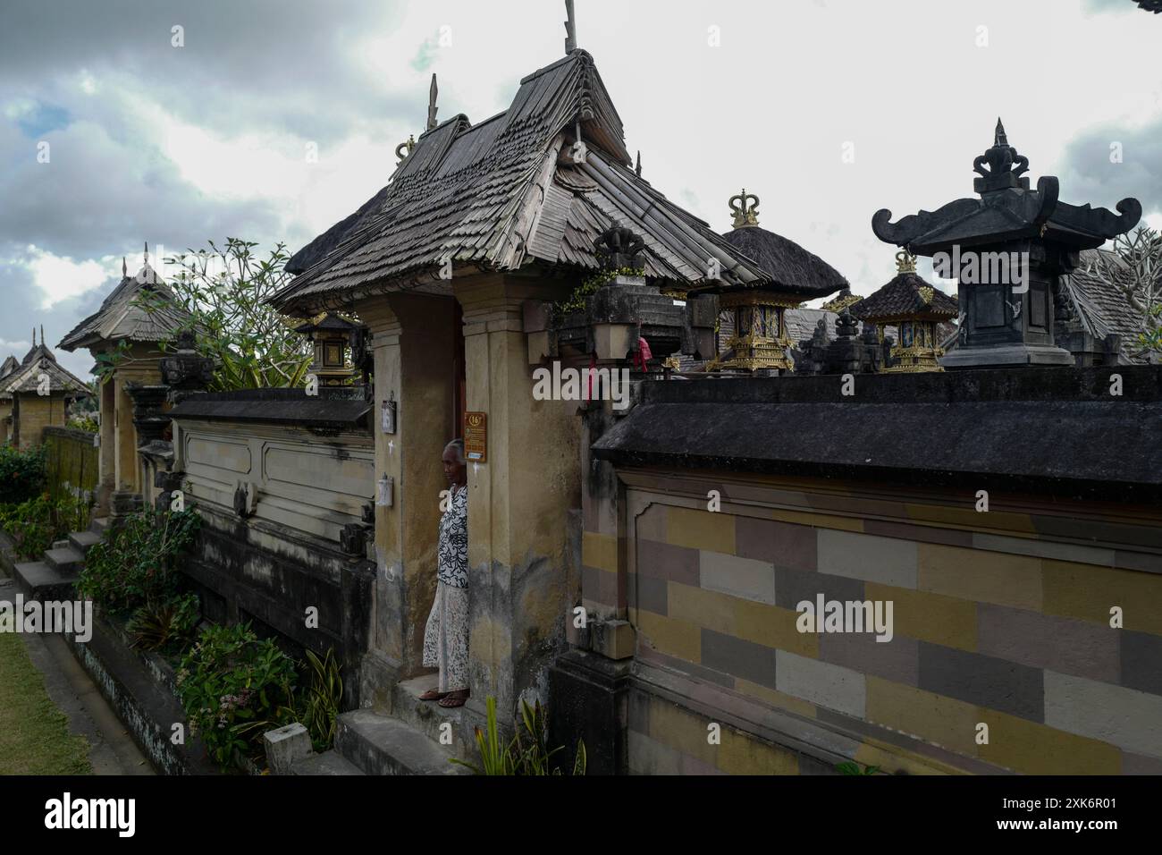 Villagers are being seen at Penglipuran Village, in Bangli Regency of ...