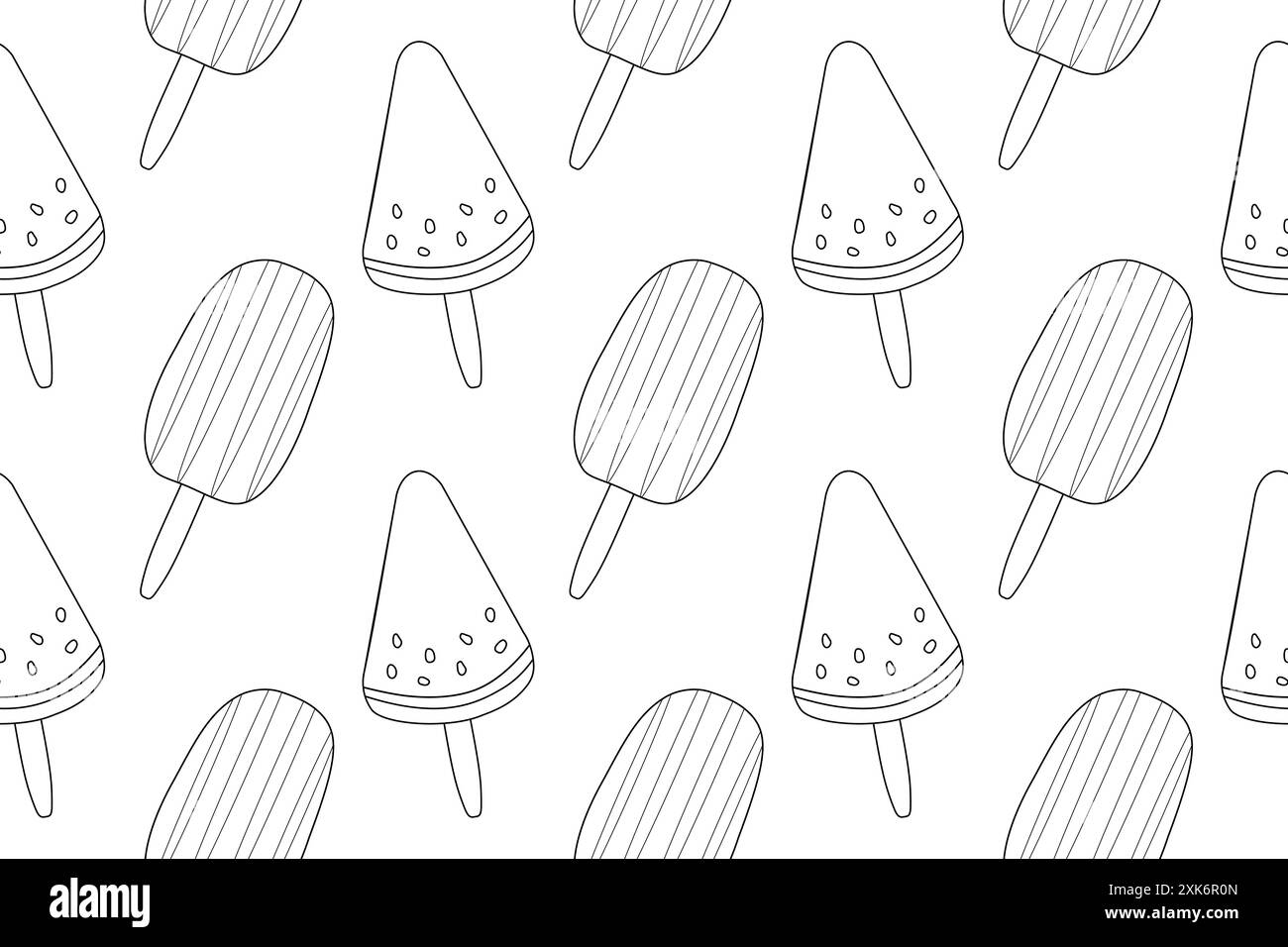 Summer coloring pages simple hi-res stock photography and images - Alamy