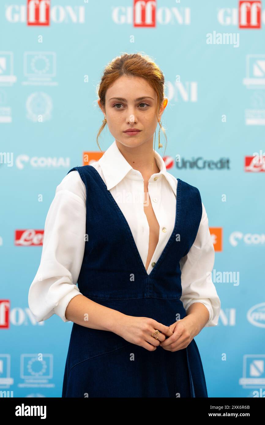 Giffoni Valle Piana, Salerno, Italy. 19th July, 2024. Italian actress ...