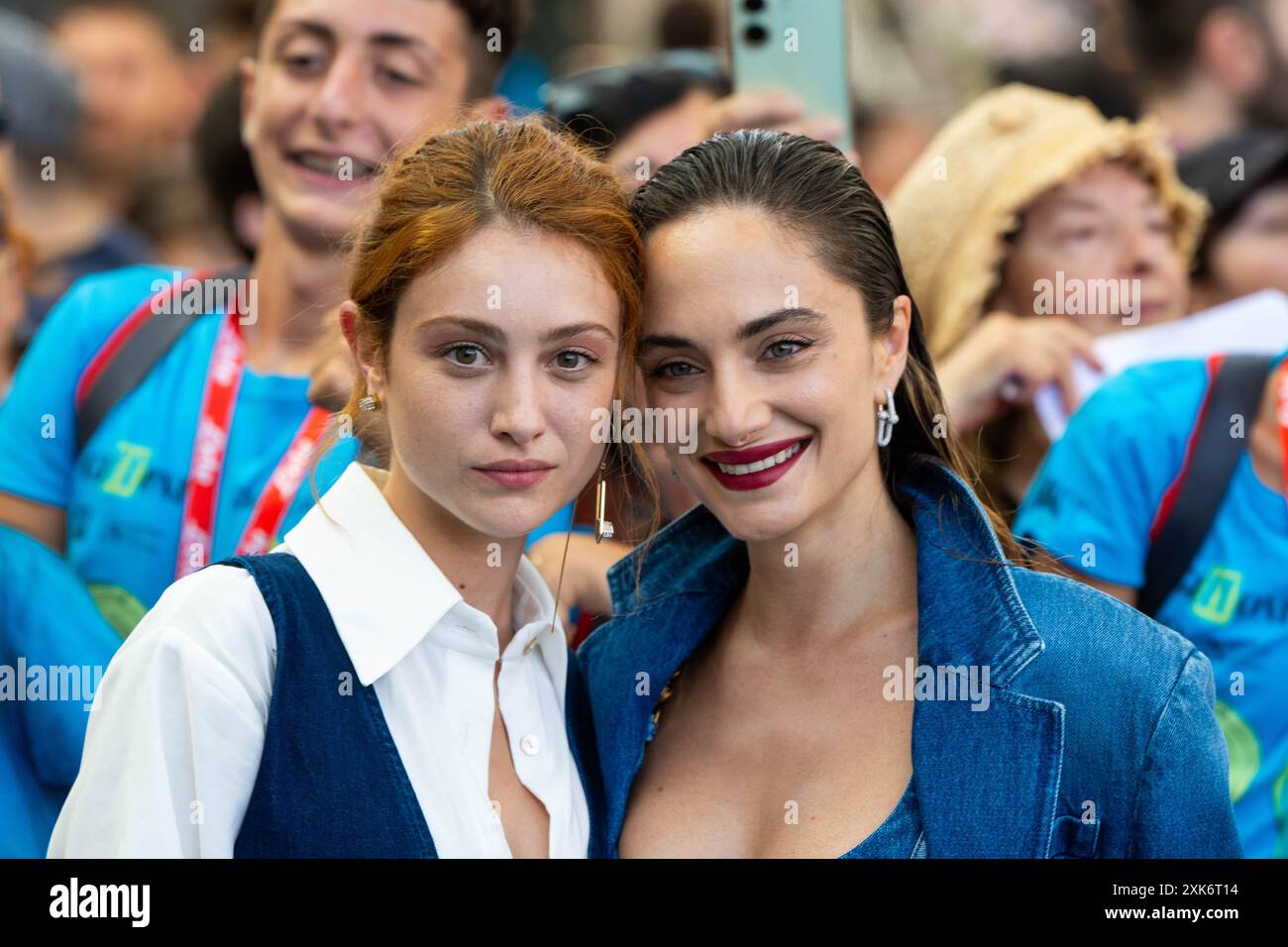 Giffoni Valle Piana, Salerno, Italy. 19th July, 2024. Italian actress ...