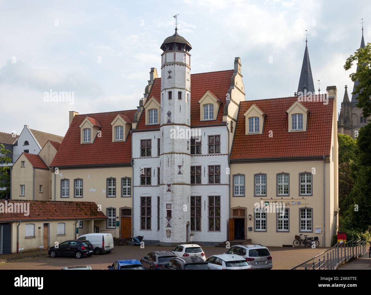 XANTEN, GERMANY - JUNE 1, 2024: The Karthaus, part of the old centre ...