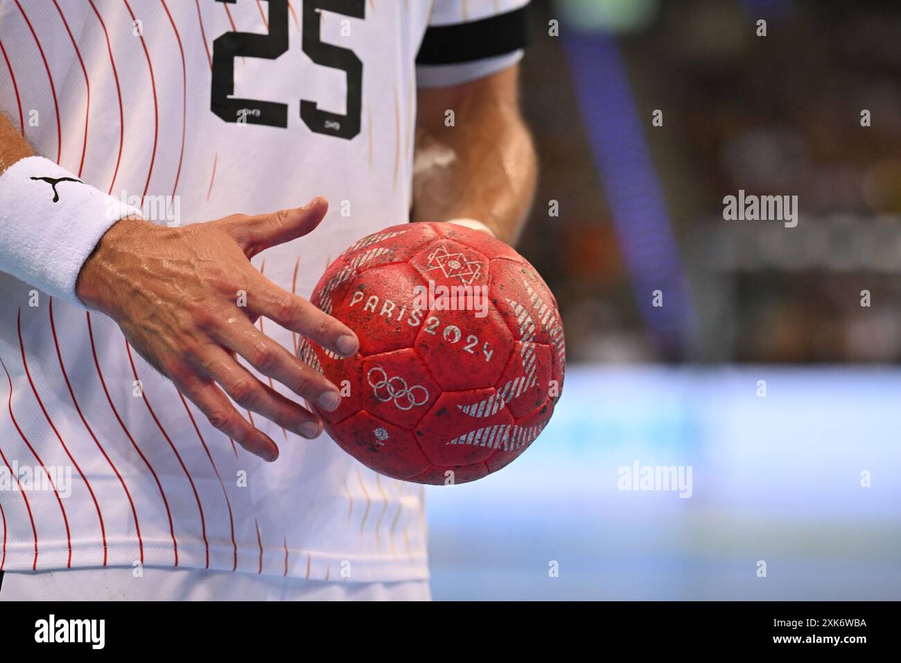 Stuttgart, Germany. 21st July, 2024. Handball: International match, men ...